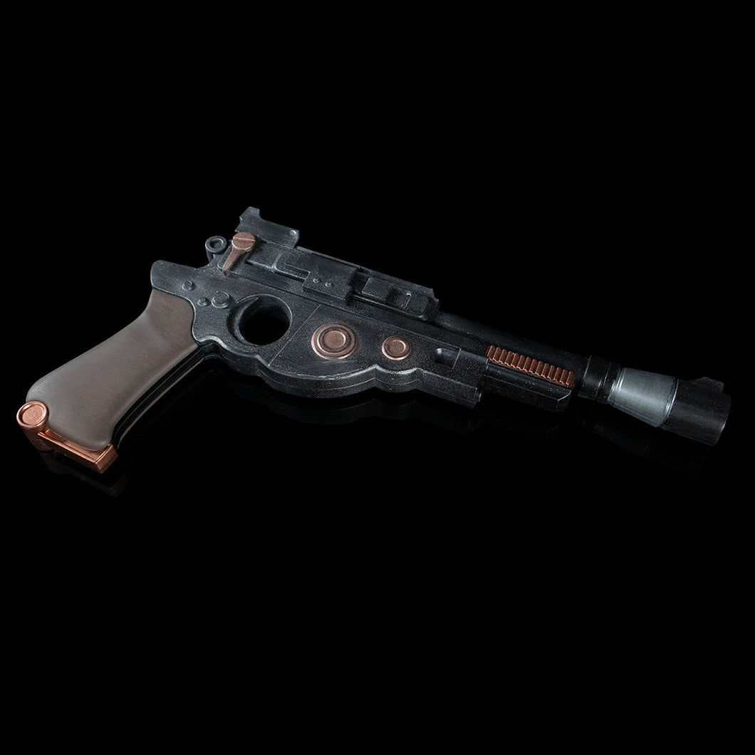 Mandalorian Blaster - Weathered Finish - Copper Trims – ES Sabers